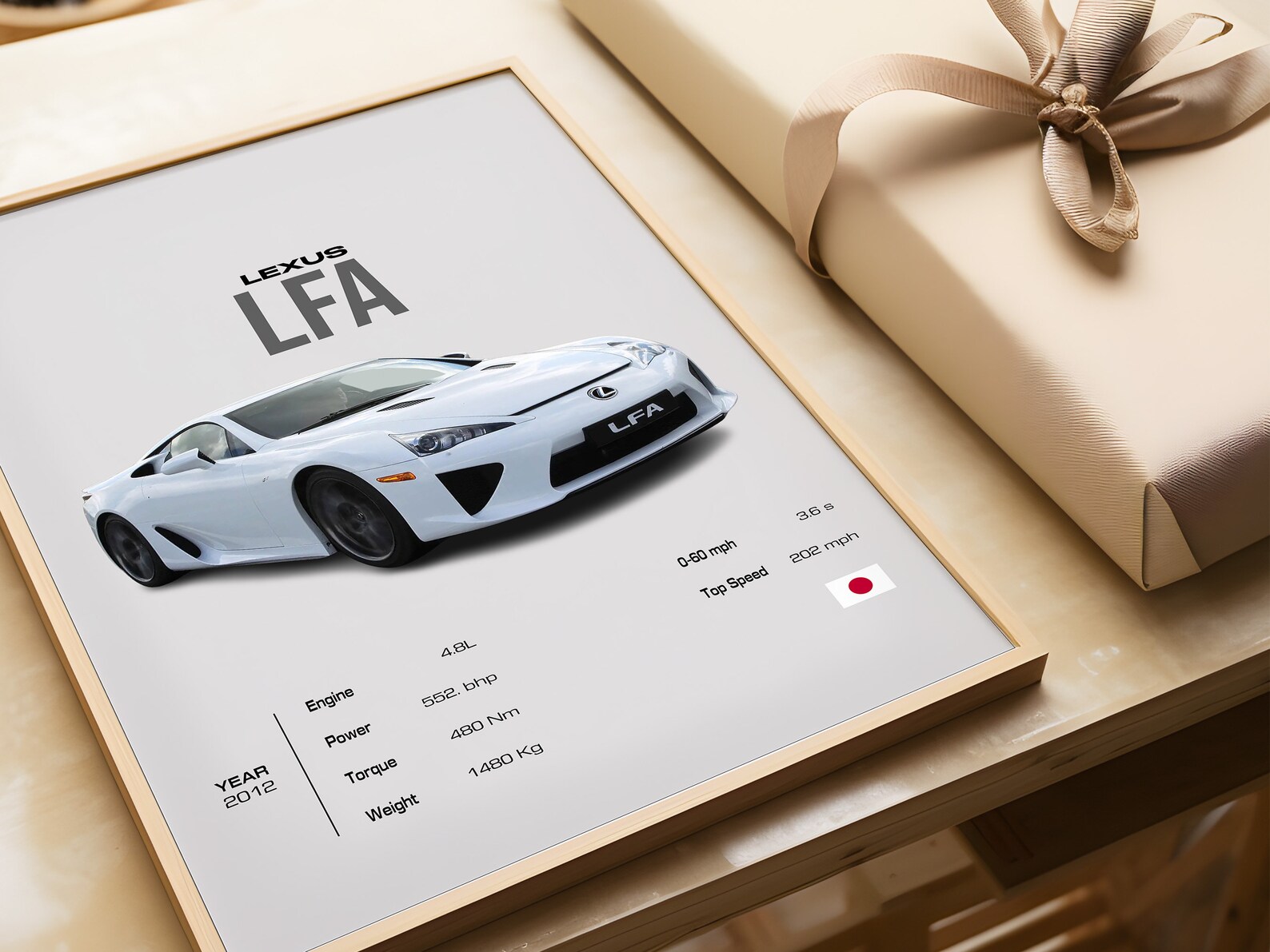 Lexus LFA Poster Lexus LFA Car Art Car Enthusiast Wall Art - Etsy