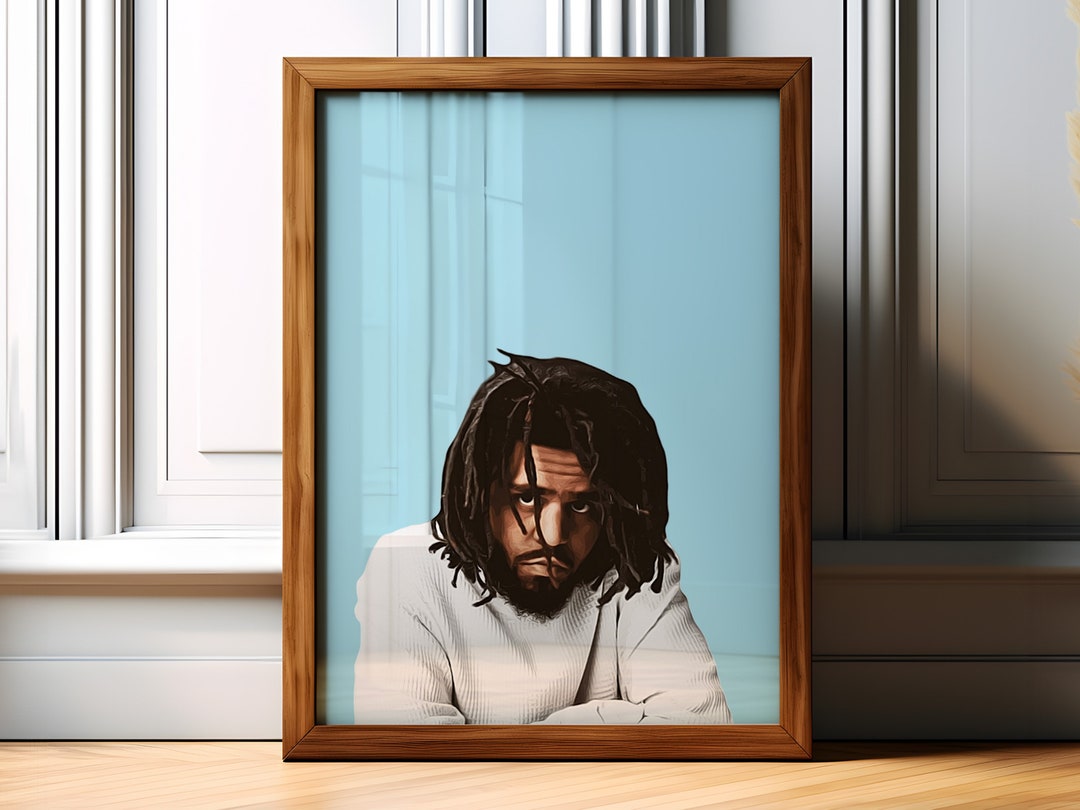 J. Cole Music Poster Digital Art Poster Music Wall Art - Etsy