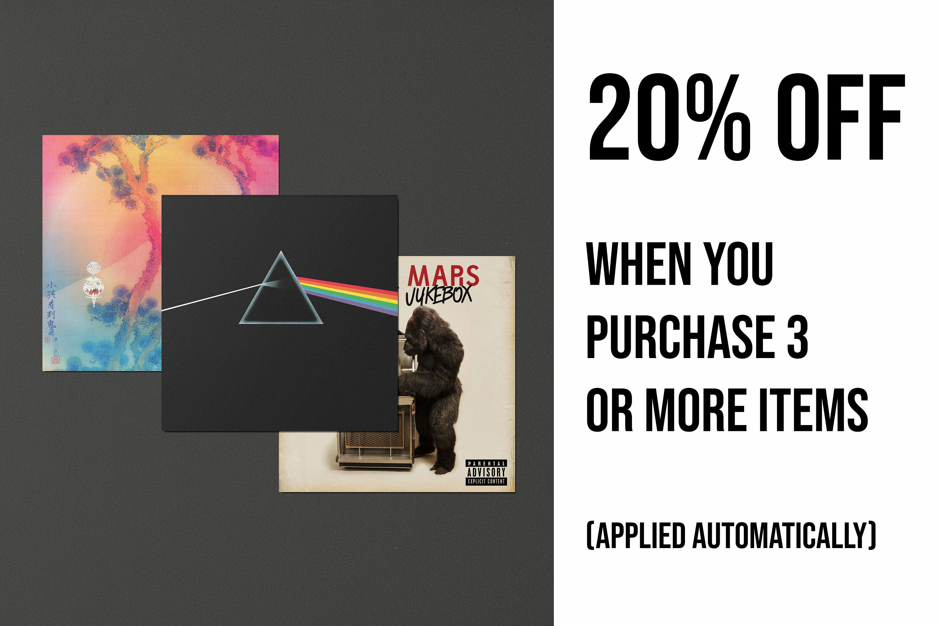 Custom Album Cover Posters Choose Any Album Cover Custom Square Album ...