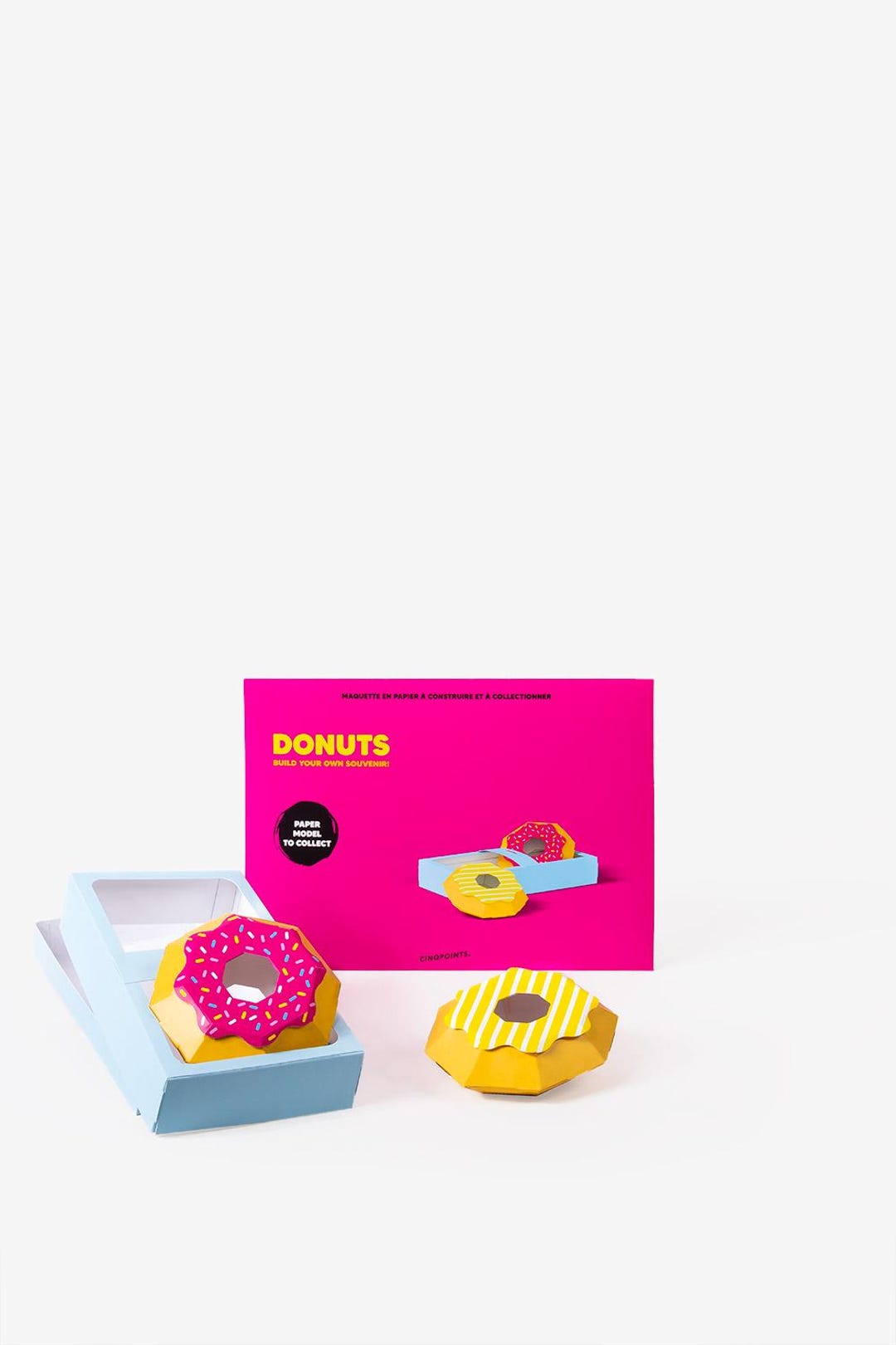 3D Papercraft Donuts – DIY Paperfood Kit – Creative Paper Model Gift ...