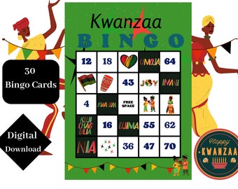 Christmas Bingo, Christmas Printable Bingo Cards, Christmas Party ...