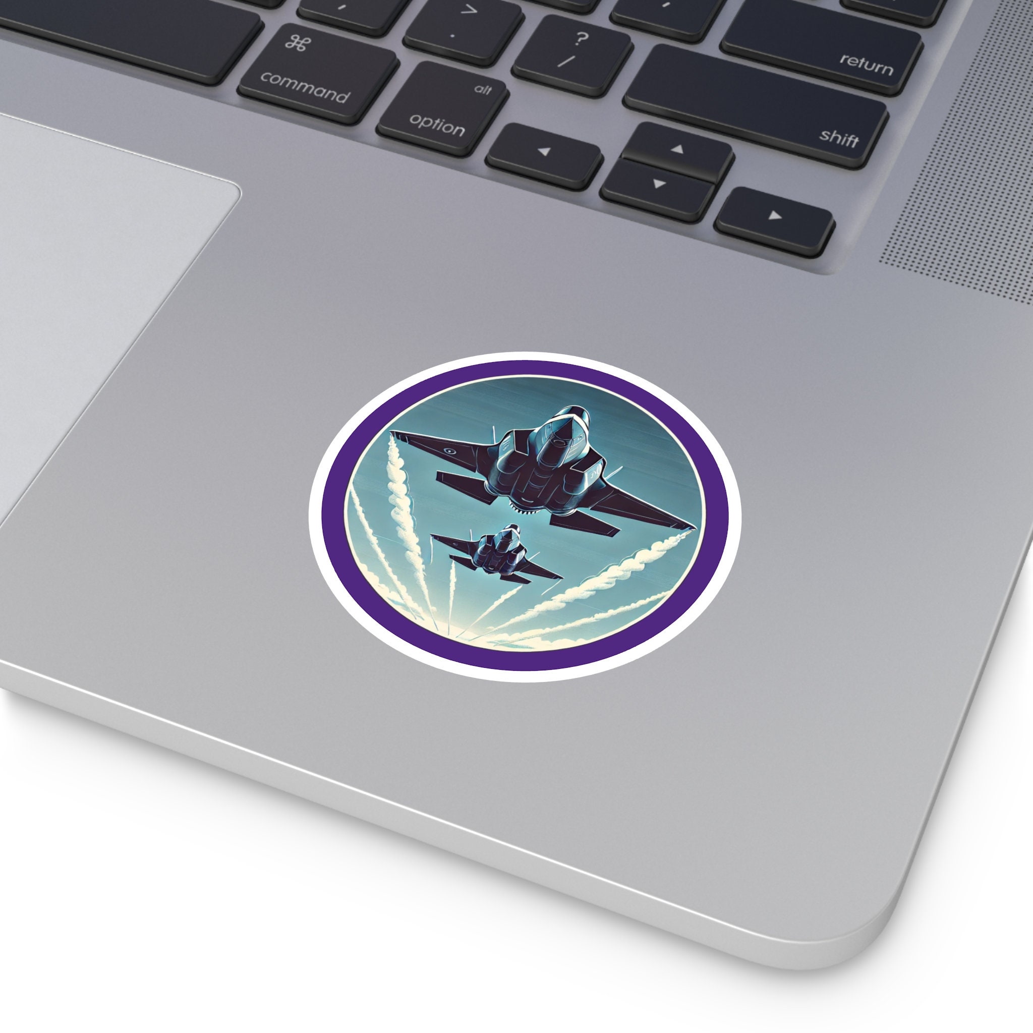 Two Lockheed Martin F-35s Lightning II, Round Stickers, Indoor\outdoor ...