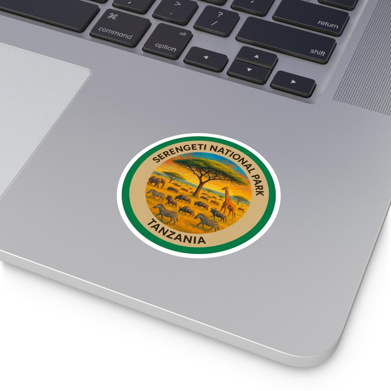 Serengeti National Park Sticker, Tanzania Wildlife Travel Decor - Etsy