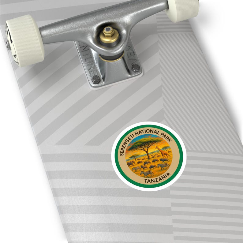 Serengeti National Park Sticker, Tanzania Wildlife Travel Decor - Etsy