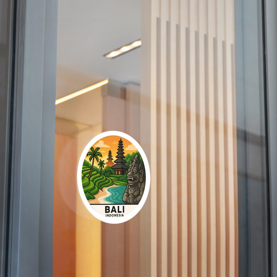 Bali-inspired Vinyl Stickers: Tropical Travel Decals - Etsy