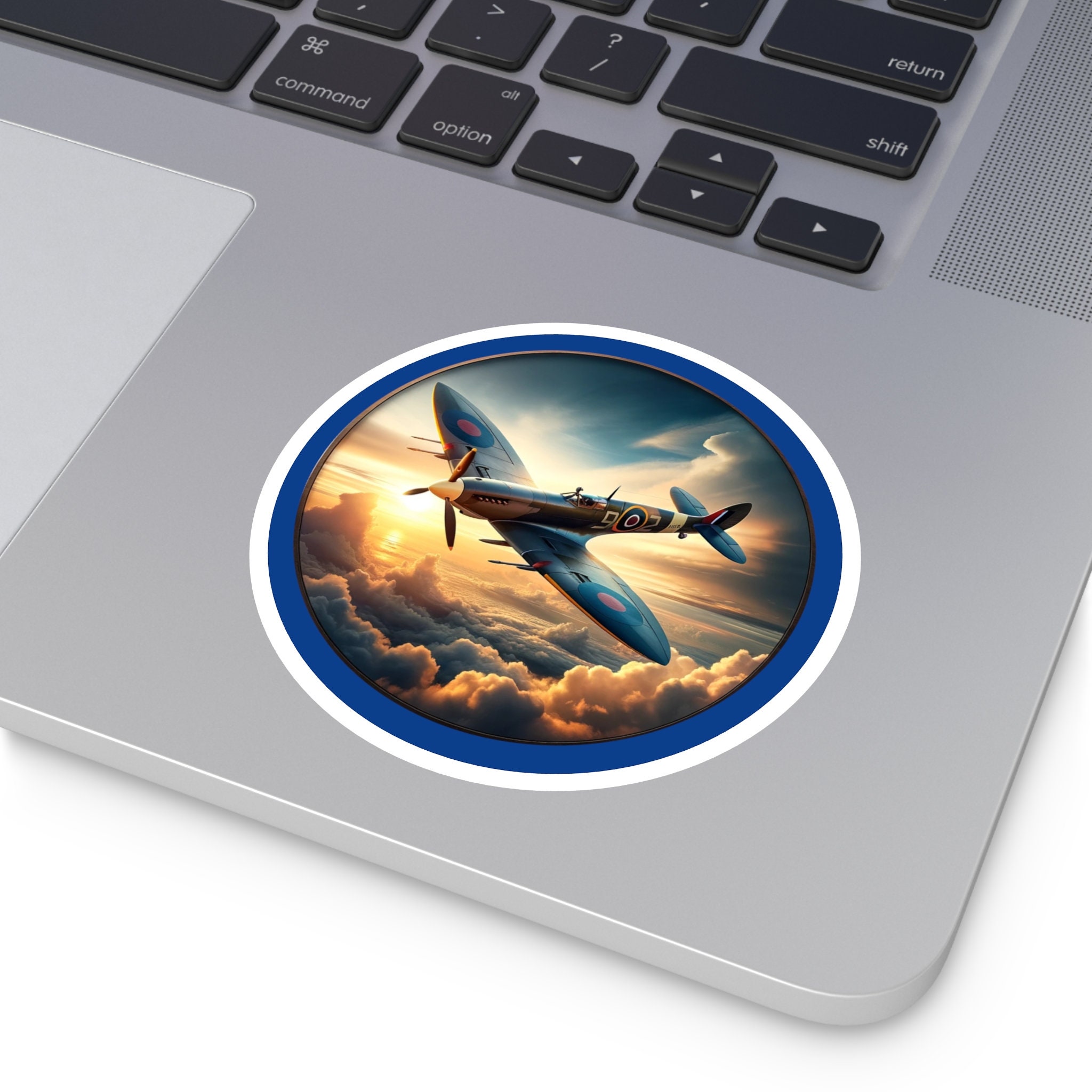 Submarine Spitfire, Round Stickers, Indooroutdoor - Etsy