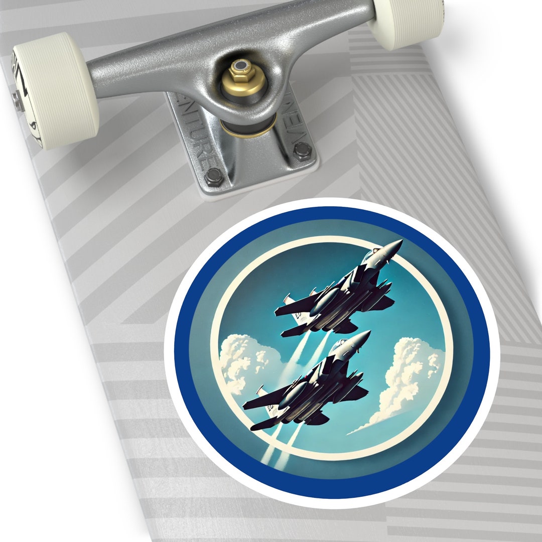 Mcdonnell Douglas F15 Eagles, Round Stickers, Indoor\outdoor - Etsy