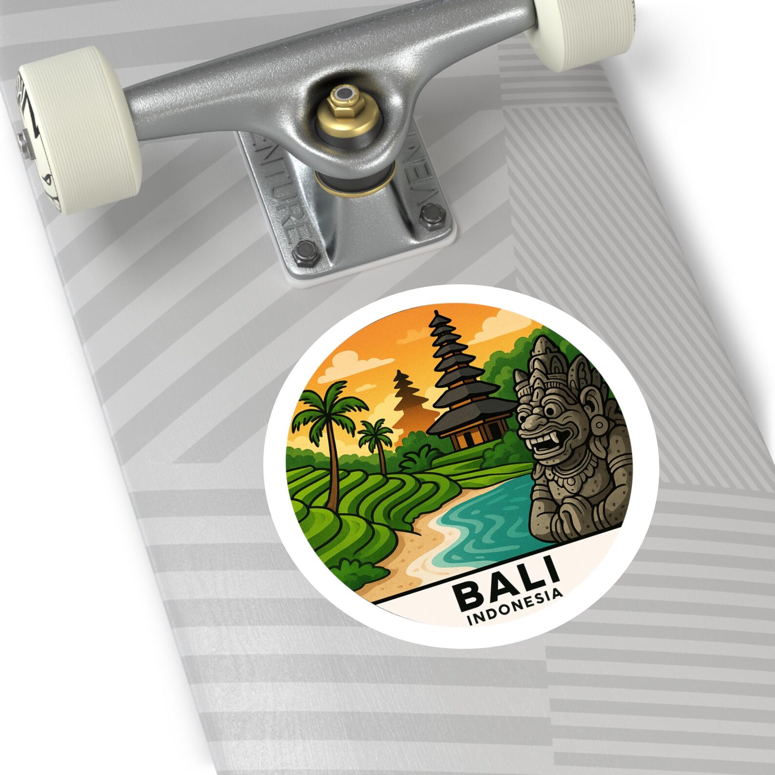 Bali-inspired Vinyl Stickers: Tropical Travel Decals - Etsy