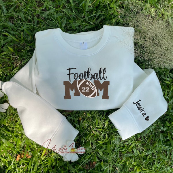 Embroidered Football - Etsy