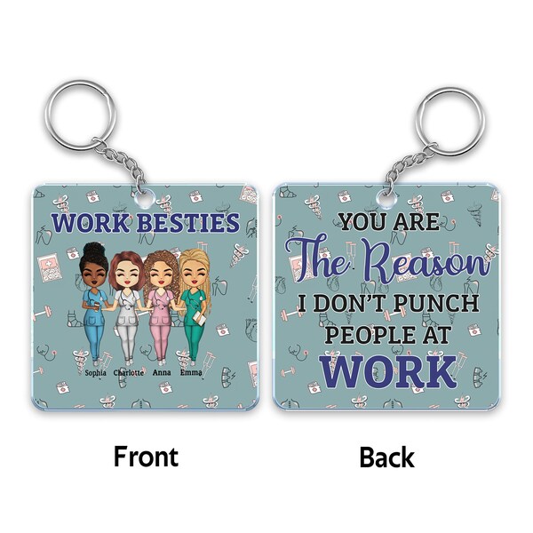 Work Besties You Are the Reason I Dont Punch People at Work - Etsy Ireland