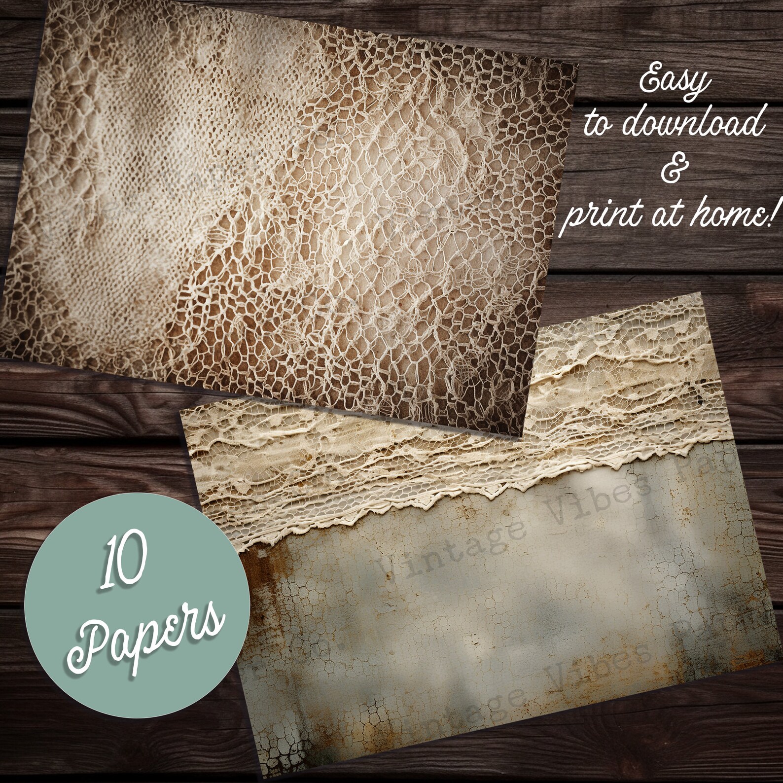 Grunge Net Digital Papers, Rustic Textured Grungy Fabric Printable ...