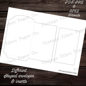 Junk Journal Printable Journal Envelopes & Insert Templates, Print on ...