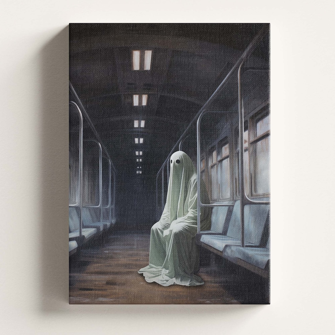 Ghost in the Subway Canvas, Poster, Special Halloween Edition ...
