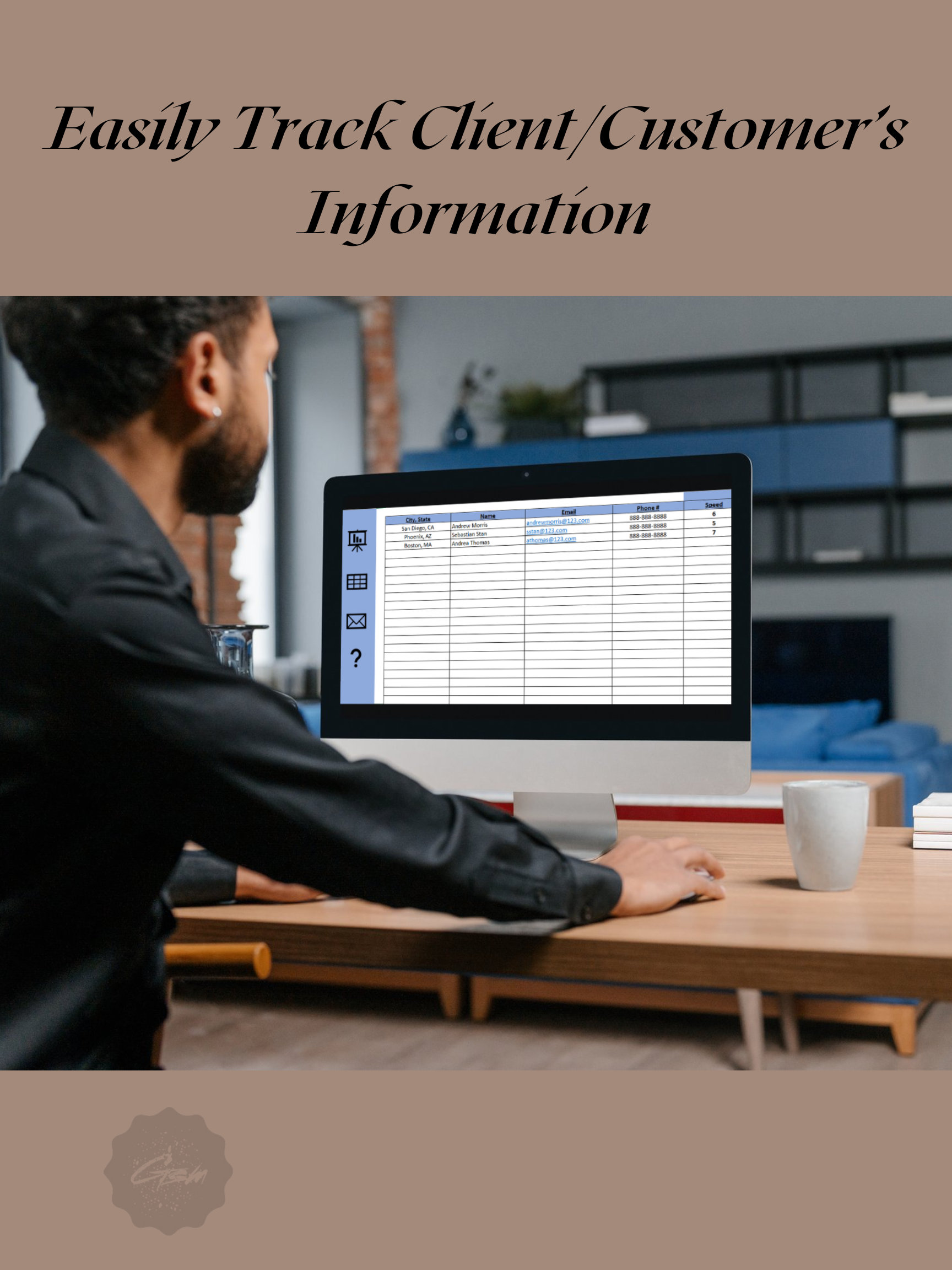 Simple Customized Sales Dashboard / Excel Template / Business ...
