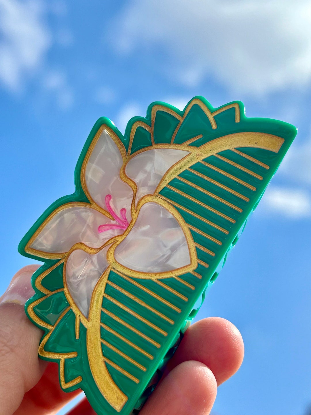 Mulan Claw Clip, Princess Hair Accessories, Mulan Hair Accessory, Small ...