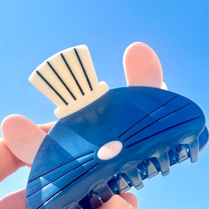 Remi the Chef Hair Clip, Rat Hair Claw Clip, Little Chef Claw Clip ...