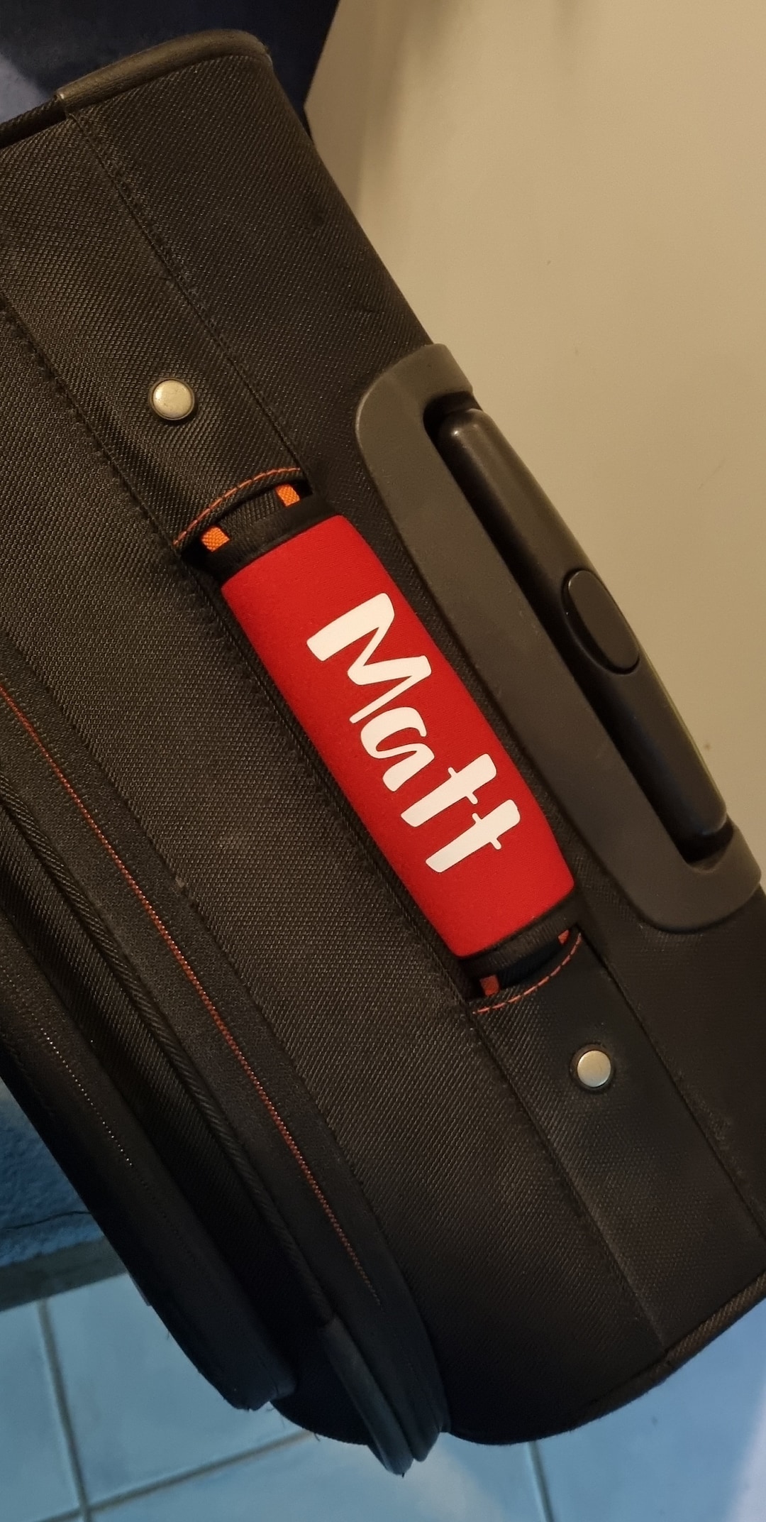 Personalised Luggage Tag Identification Handle Wrap Cover Travel Tag ...