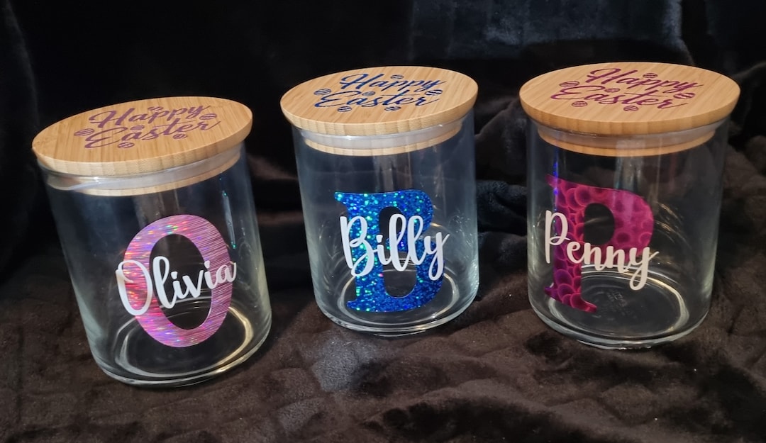 Personalised Lolly Jar / Personalised Candy Jar / Customised Lolly Jar ...