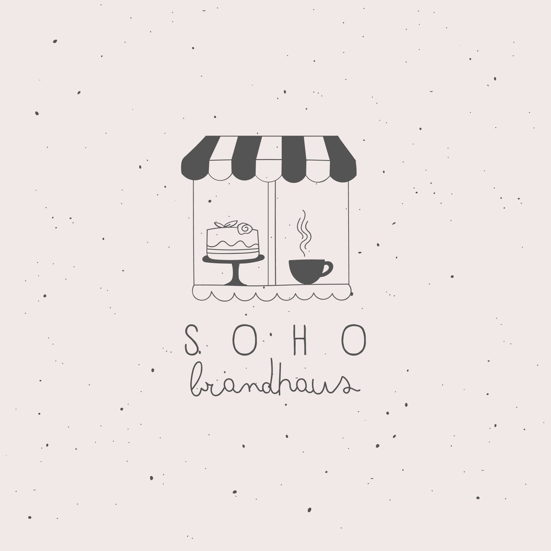 Cafe Logo Branding Bundle | Personalized, Modern, Boho, Chic, Boutique ...