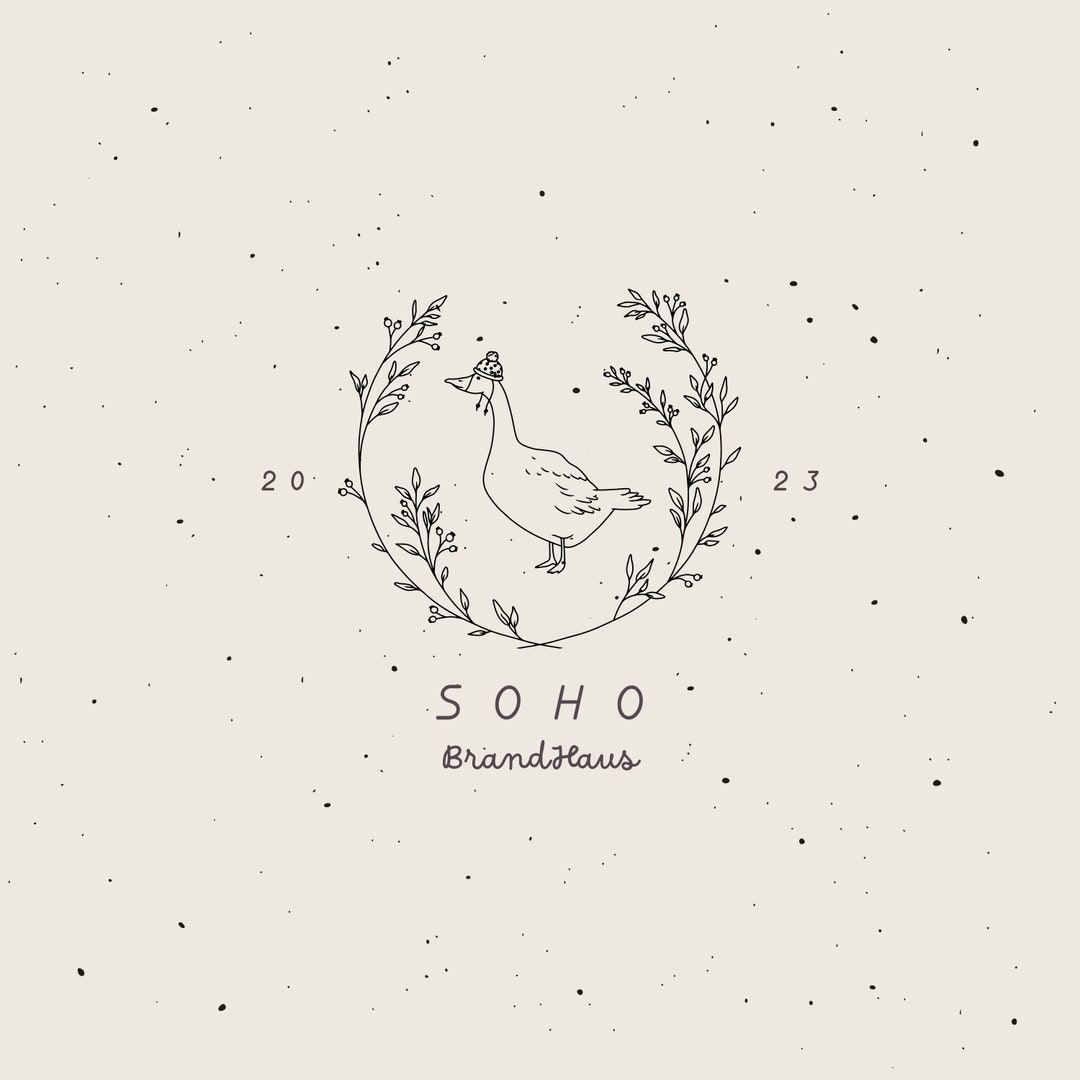 Goose Logo Branding Bundle | Boho, Minimalistic, Modern, Boutique ...