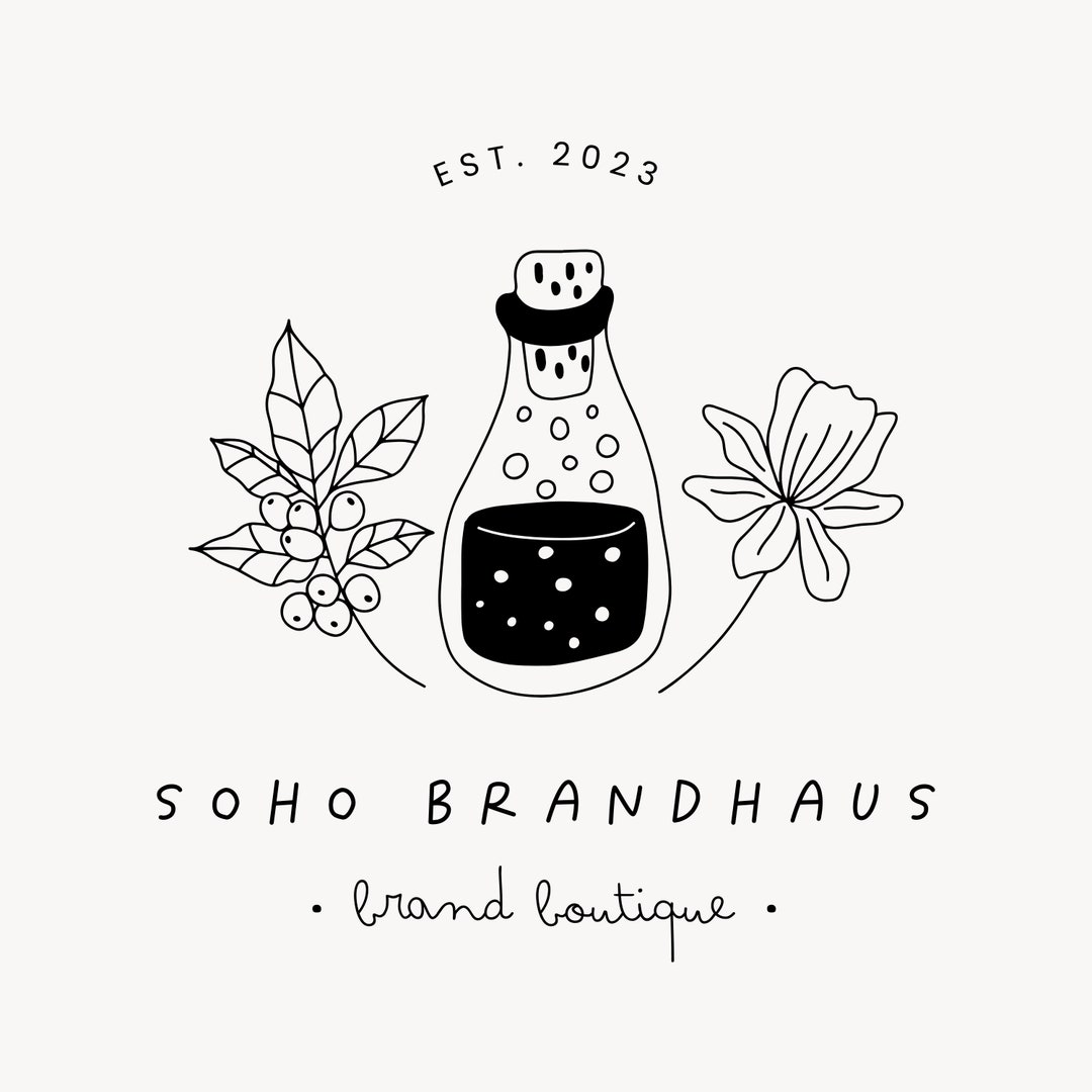 Herbal Potion Logo Branding Bundle | Premade Logo Logo Boho Logo Hand ...
