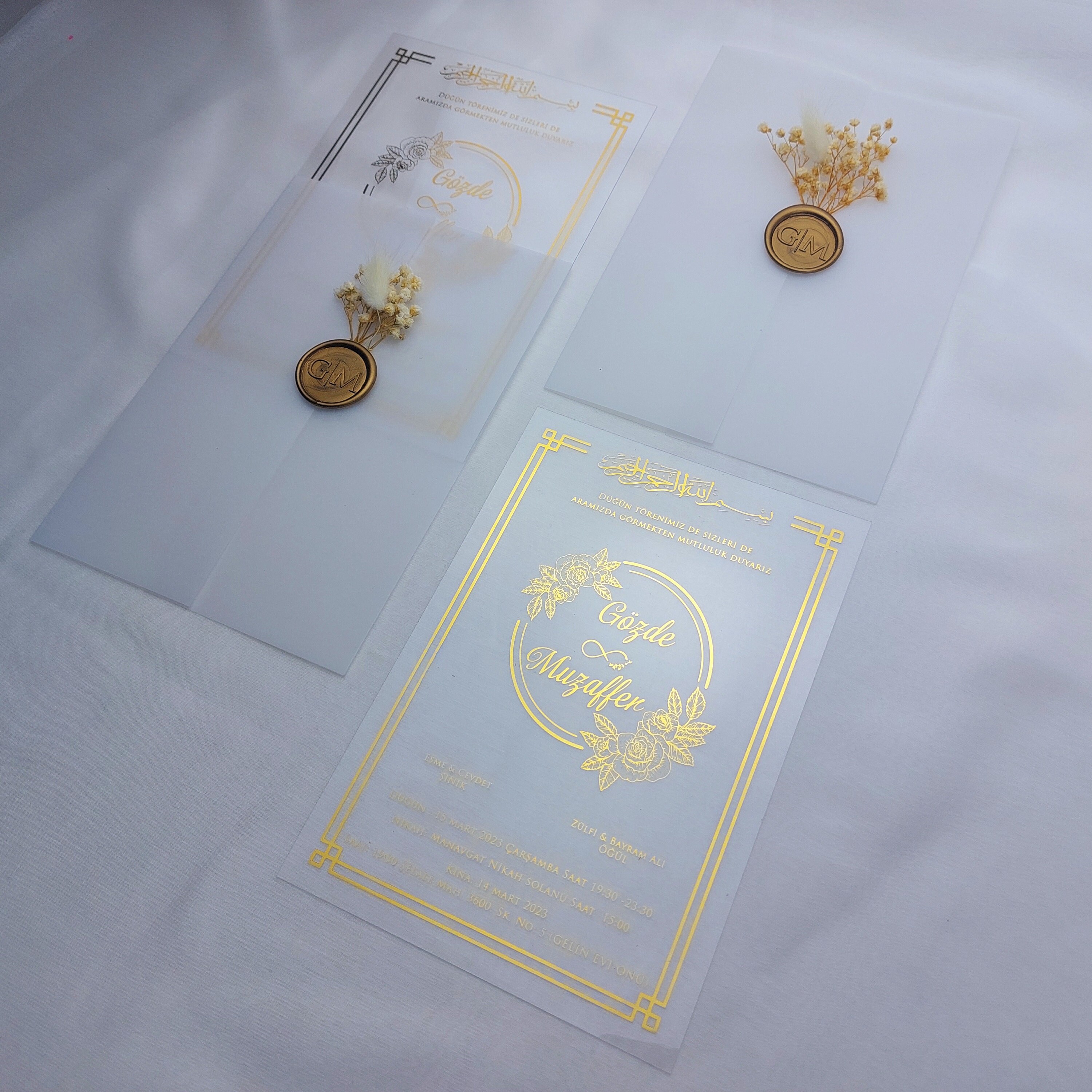 Acrylic Wedding Invitations Müslim Wedding Invitation Hindu - Etsy