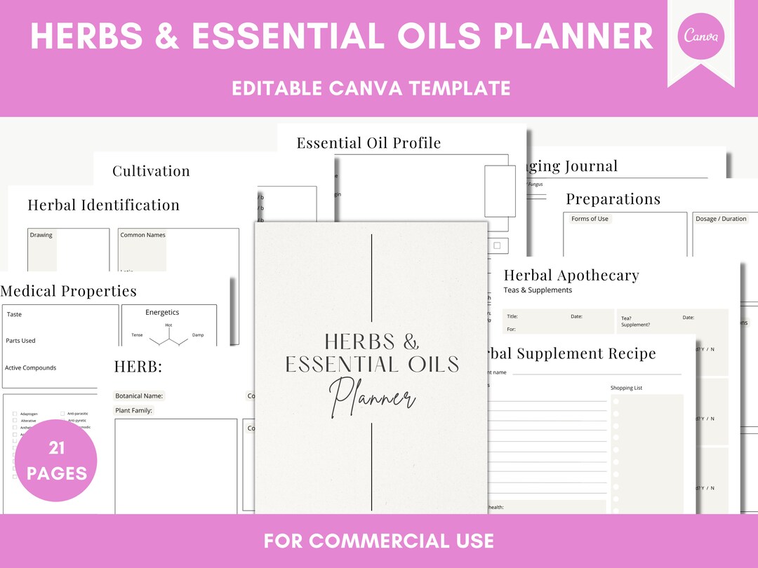Editable Healthy Living Journal in Canva Canva Template Pack Healthy ...