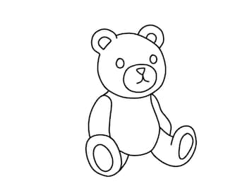 Cat Coloring Page - Etsy