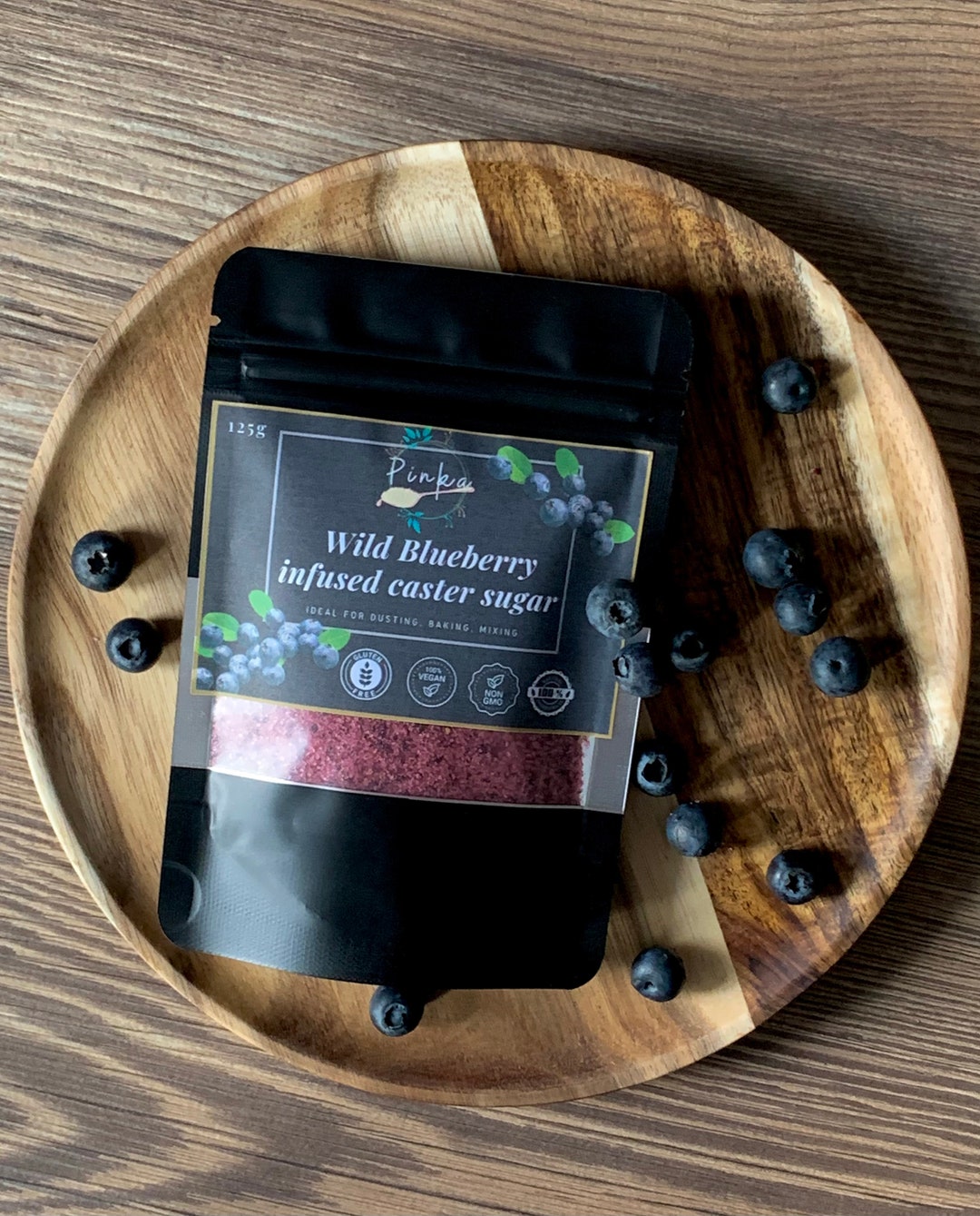 Wild Blueberry Infused Caster Sugar: Gourmet Baking & Tea - Etsy