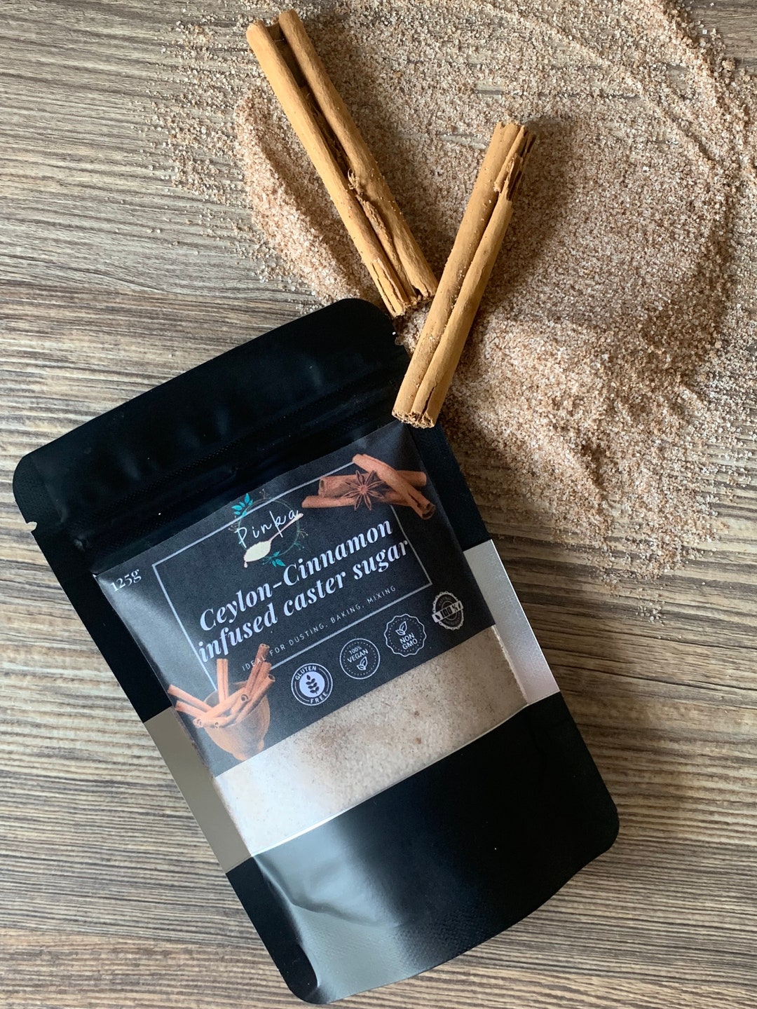 Ceylon Cinnamon Flavoured Infused Caster Sugar, Tea,coffee,cocktails ...