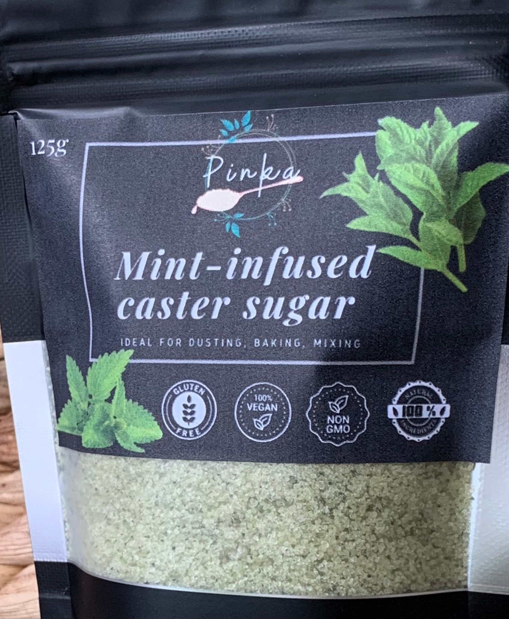 Fresh Mint Flavoured Infused Caster Sugar,tea,coffee, Cocktails, Tea ...