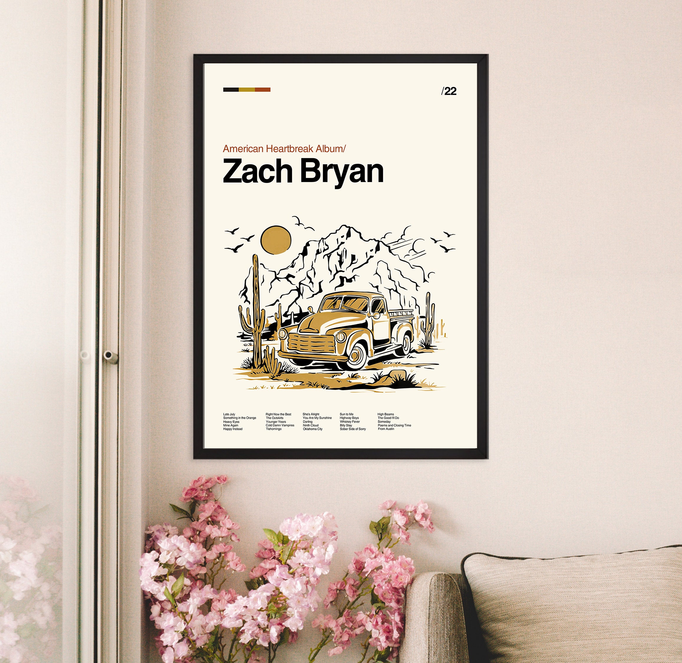 Zach Bryan Poster, American Heartbreak Album Poster sold by Danika ...