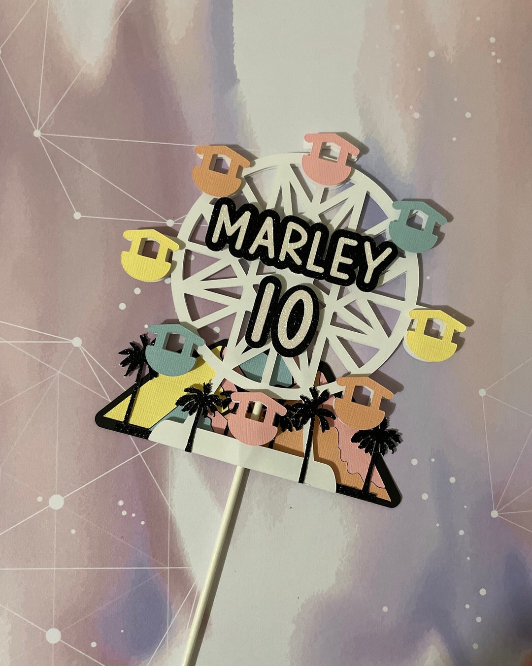 Ferris Wheel Cake Topper Festival Cake Topper Festival Party Carnival ...