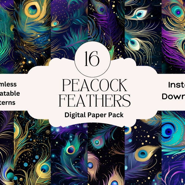 Peacock Papers - Etsy