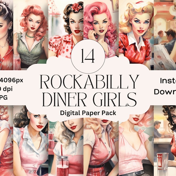 Rockabilly Paintings - Etsy