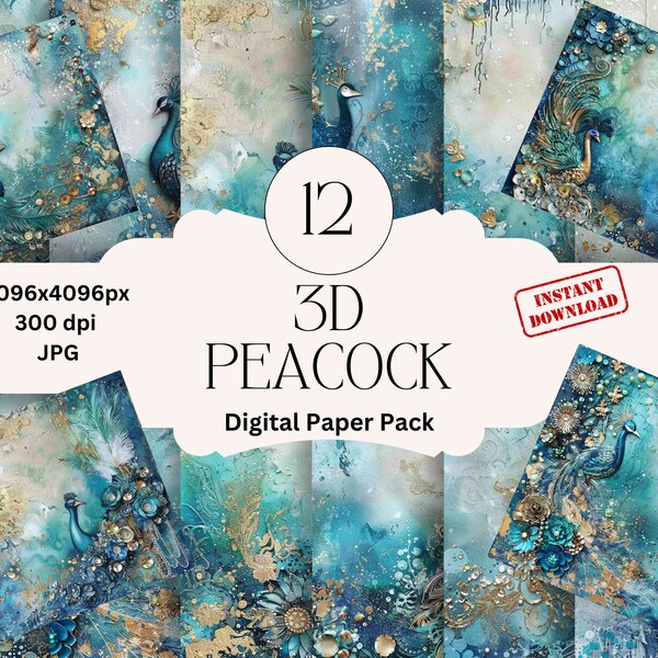 Peacock Papers - Etsy