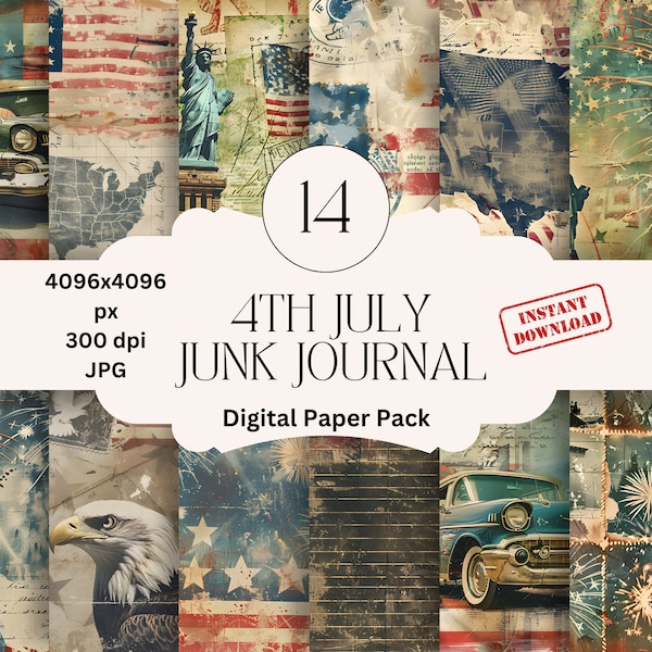 Patriotic Scrapbook - Etsy