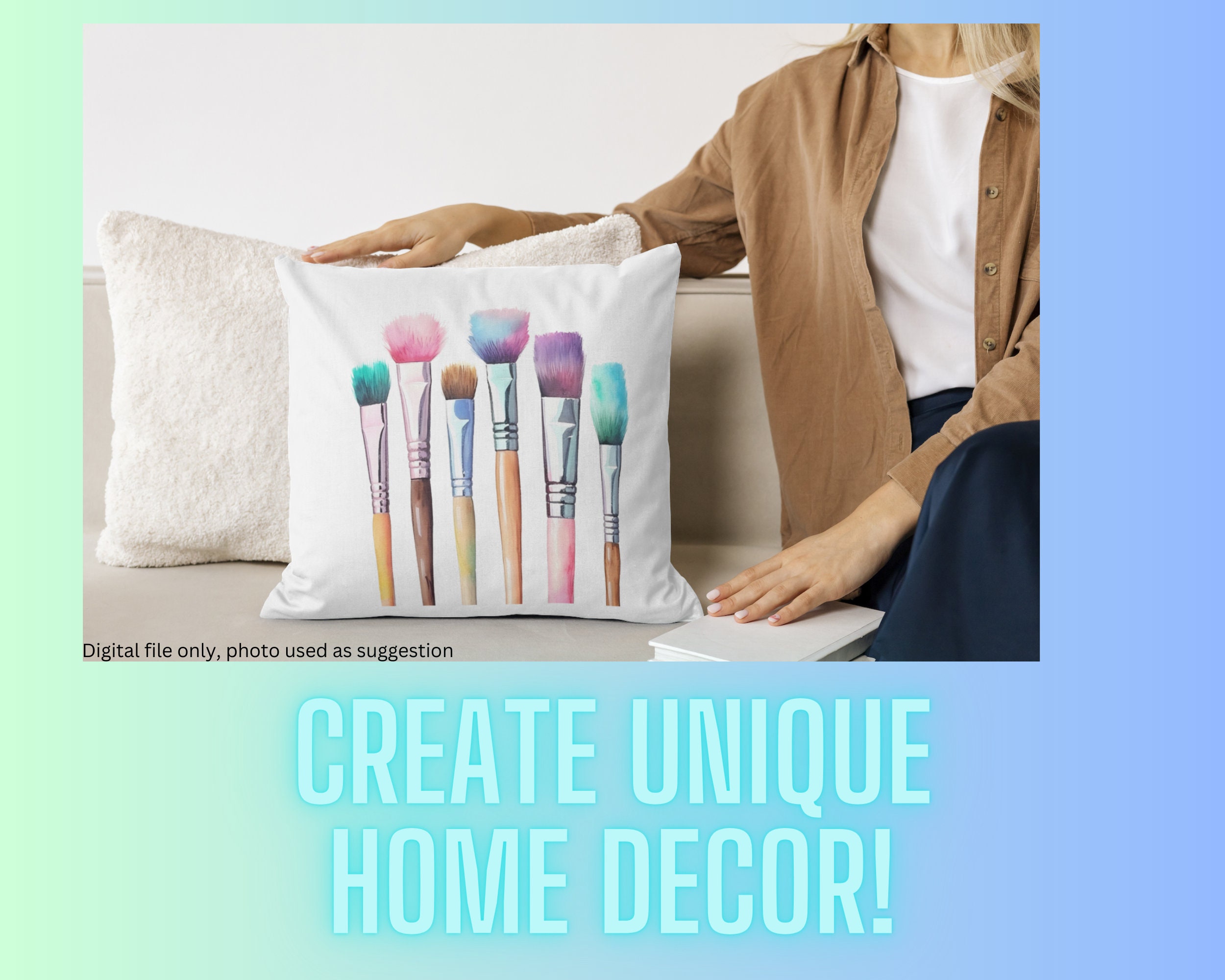 Paint N Sip Clipart Graphics Bundle PNG Instant Download - Etsy Canada