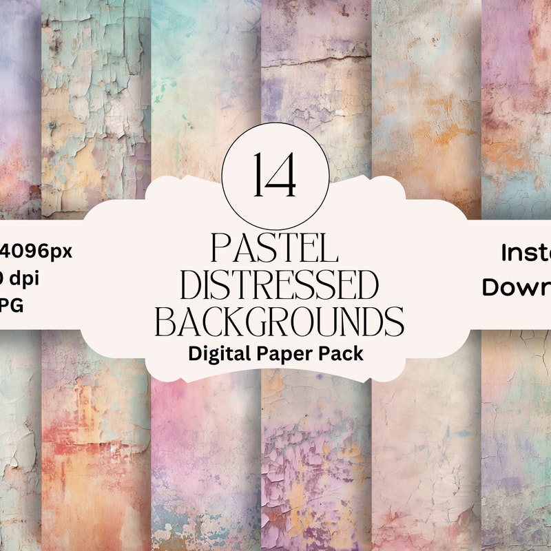 Distressed Digital Paper - Etsy