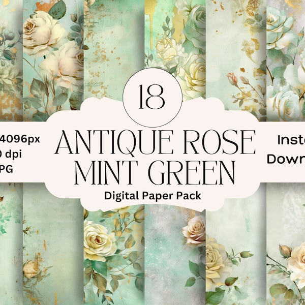 Green Paper Flowers - Etsy