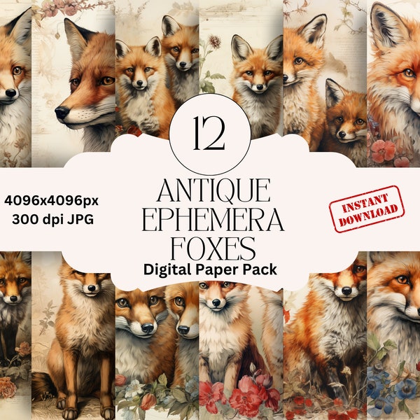 Fox Printable - Etsy
