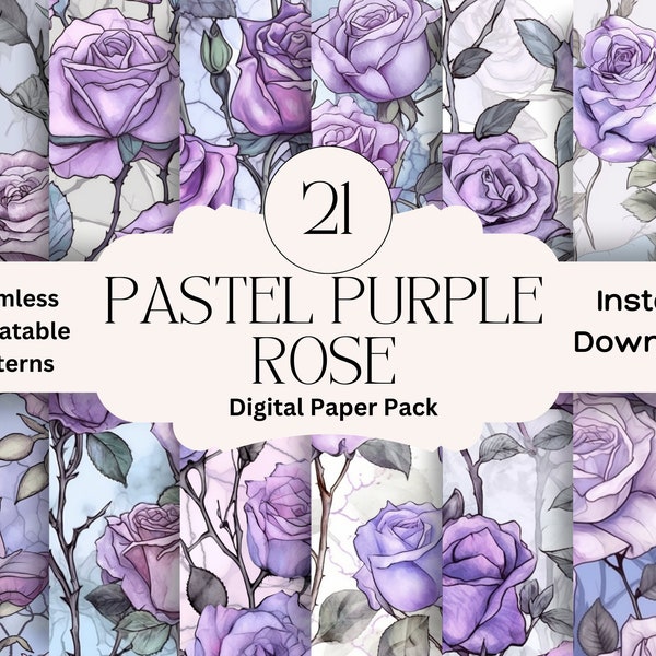 Purple Rose Paper - Etsy