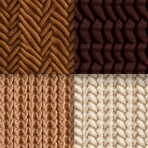 Knit Texture Digital Paper Set Junk Journal Knit Paper Printable ...