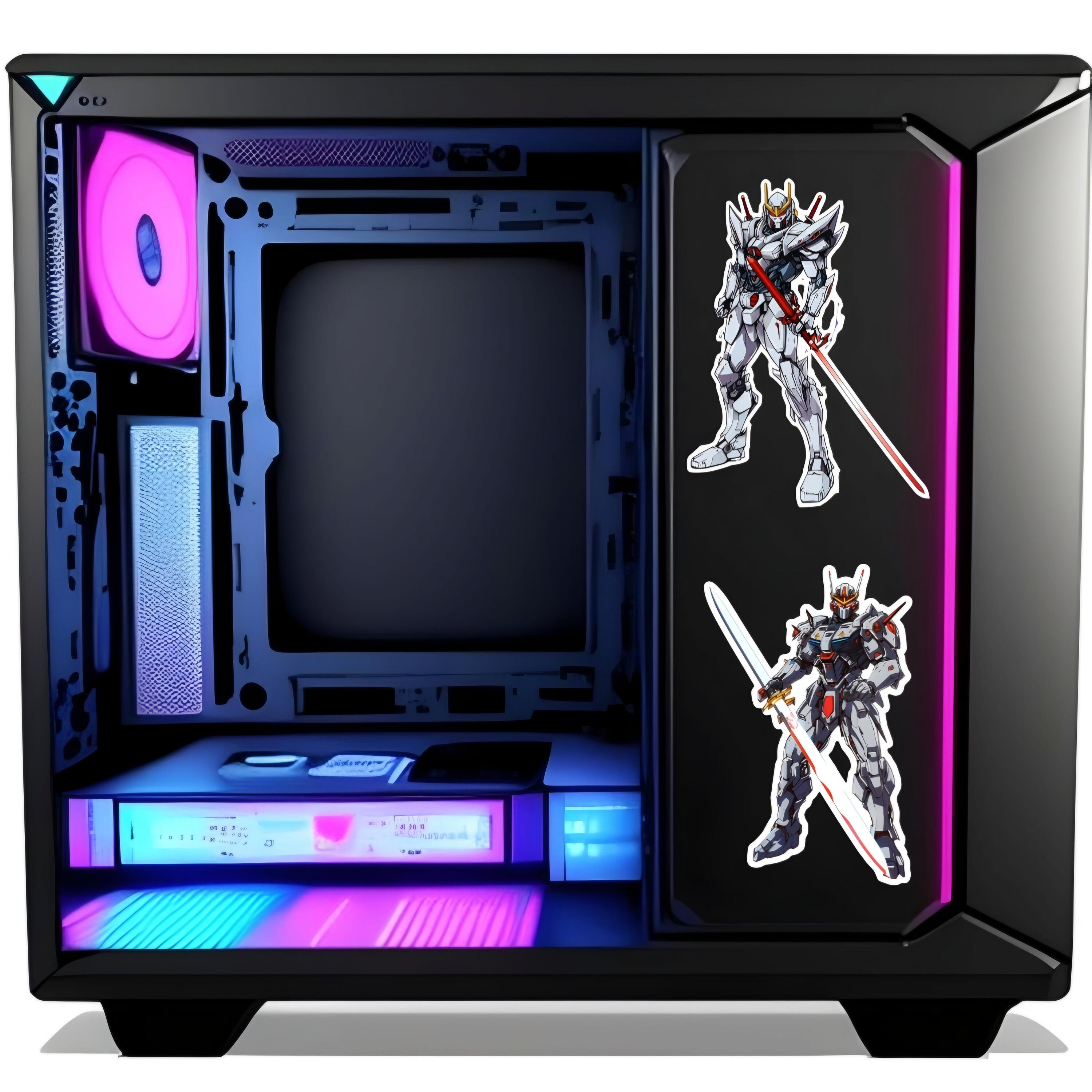 Space Robot Stickers, Laminated, Vinyl Stickers, Laptop Decal, Phone ...