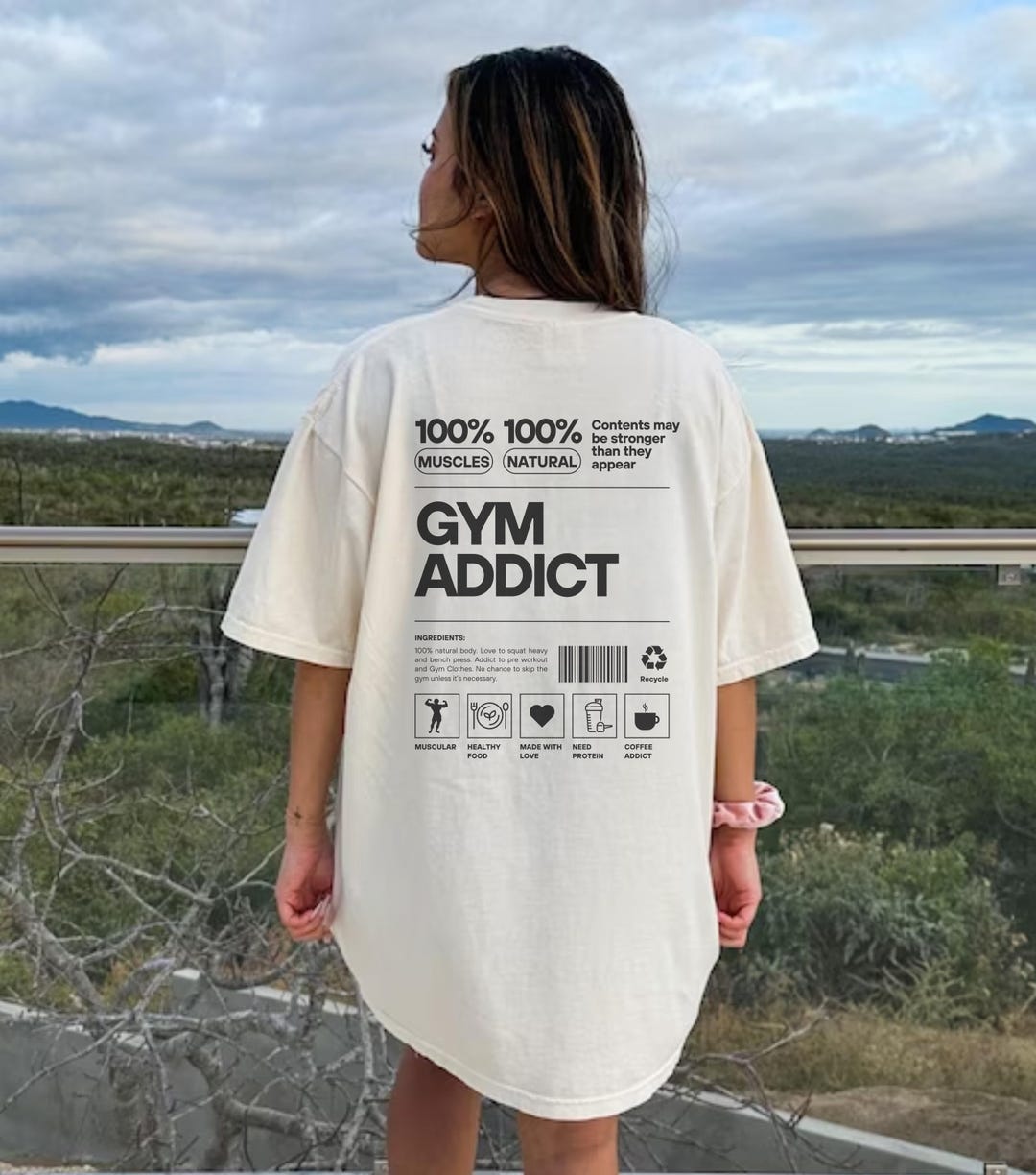 Oversized Workout Shirt, Gym Pump Cover, Funny Gym Shirt, Gym Addict ...