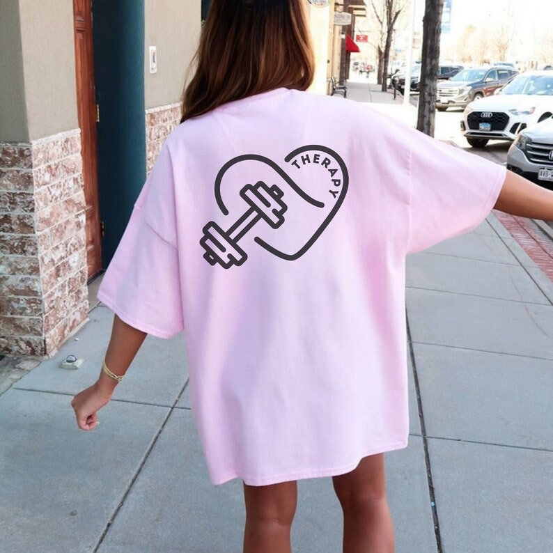 Oversized Gym Pump Cover, Therapy Workout Shirt, Funny Gym Shirt ...