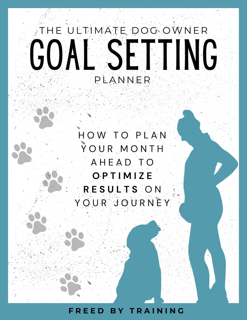 The Ultimate Dog Owner Goal Setting Planner - Etsy