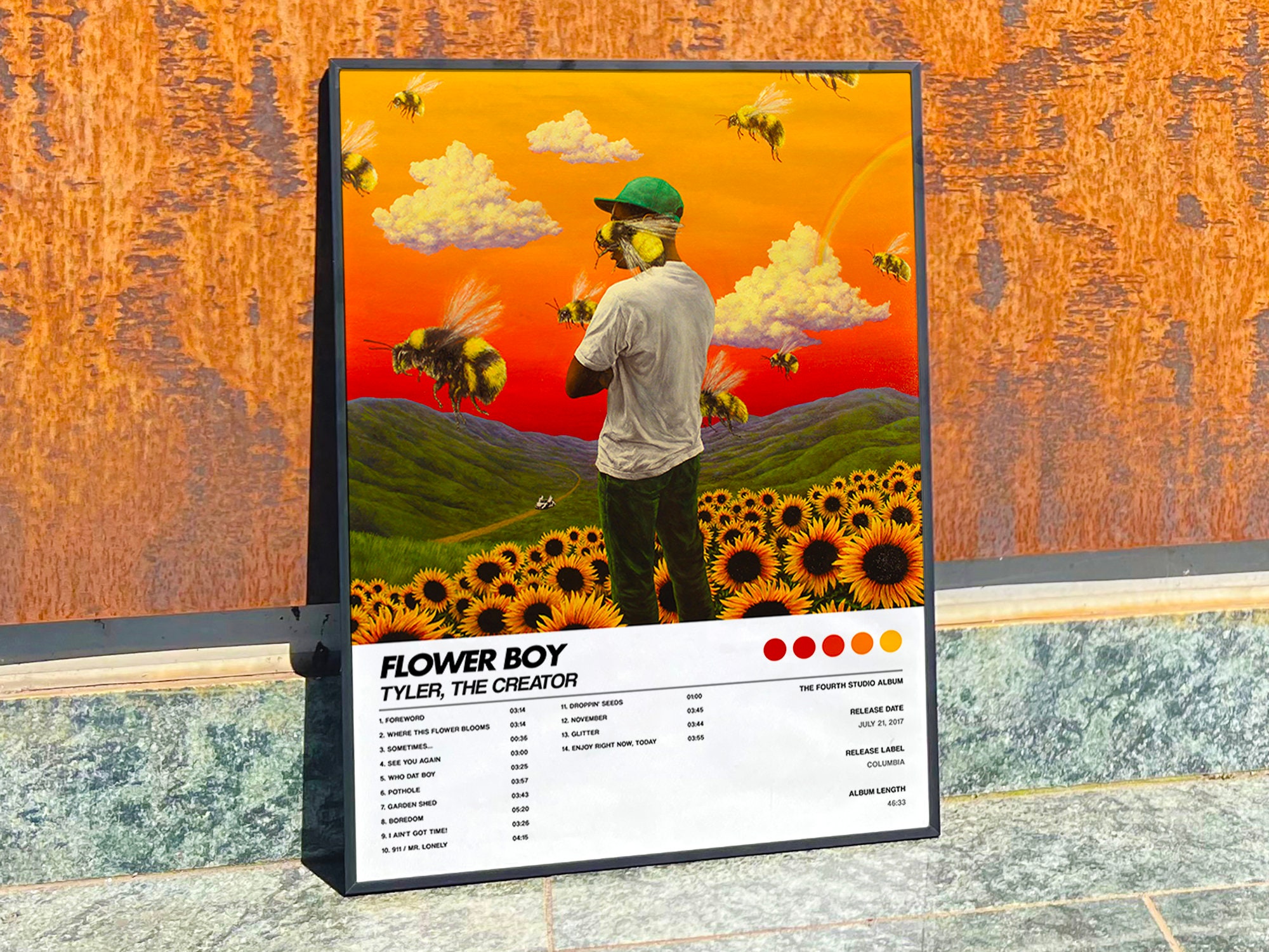 Custom Album Cover Poster of Tyler the Creator - Etsy