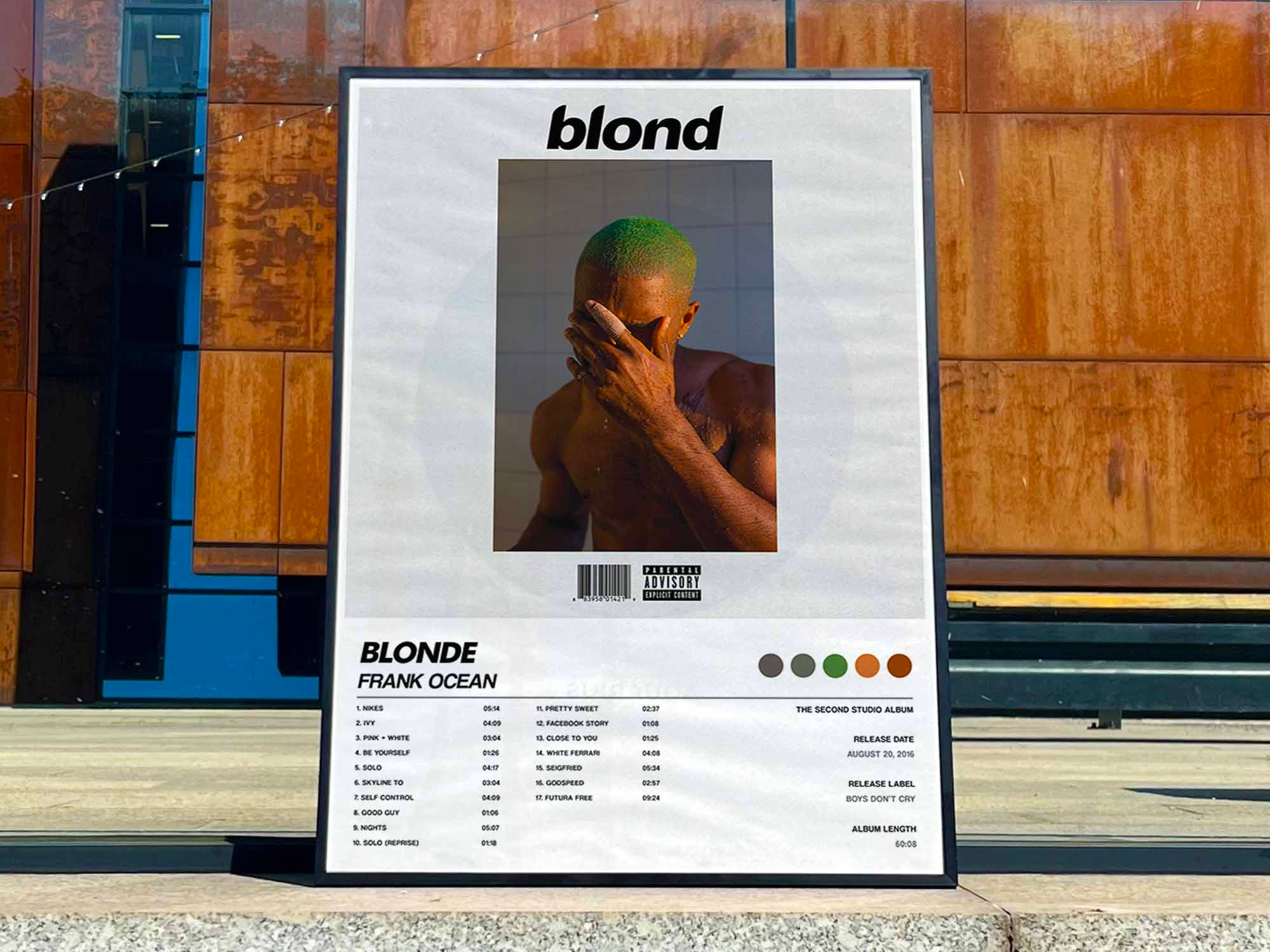 Frank Ocean - Blond - Album Cover Poster verkauft von Adosinda-Likely ...