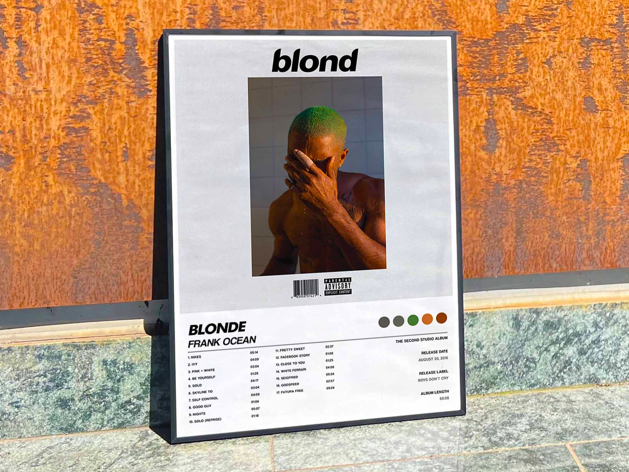 Frank Ocean - Blond - Album Cover Poster verkauft von Adosinda-Likely ...